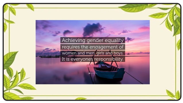 Gender and development power point presentation. | PPT