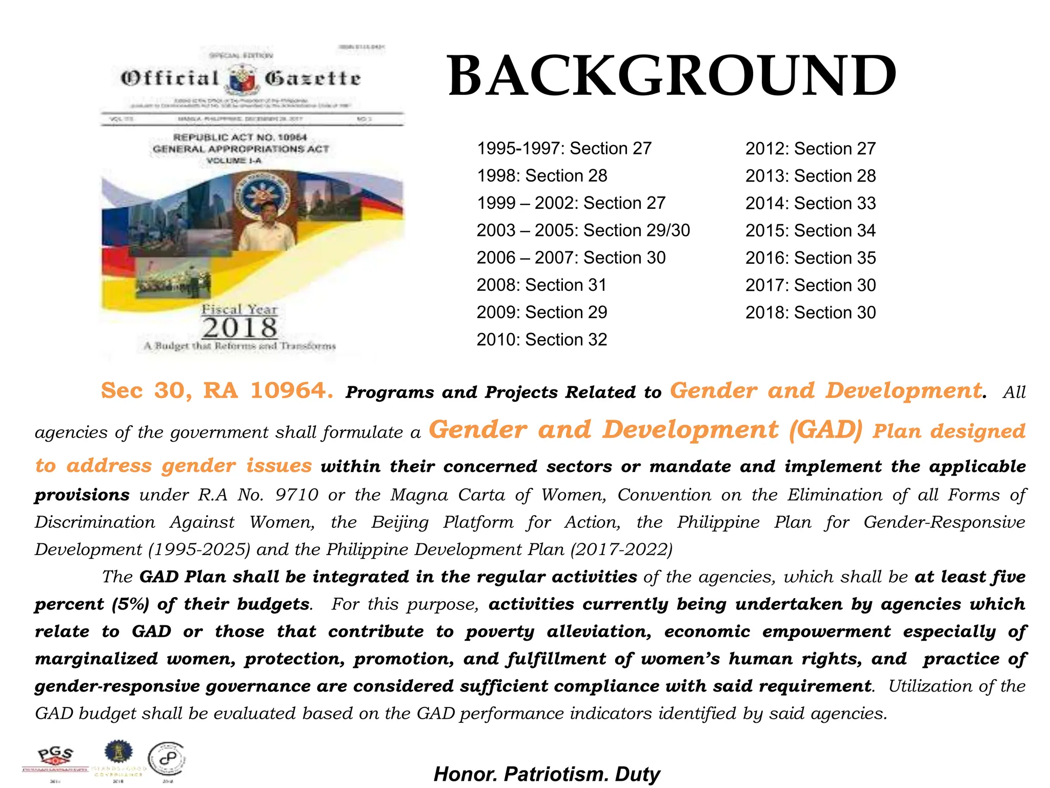 GAD-Briefing PowerPoint presentation ,ROTC | PPTX