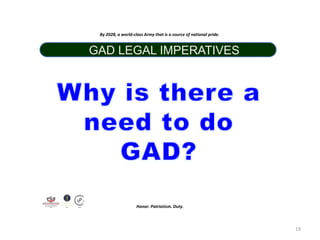GAD-Briefing PowerPoint presentation ,ROTC | PPTX