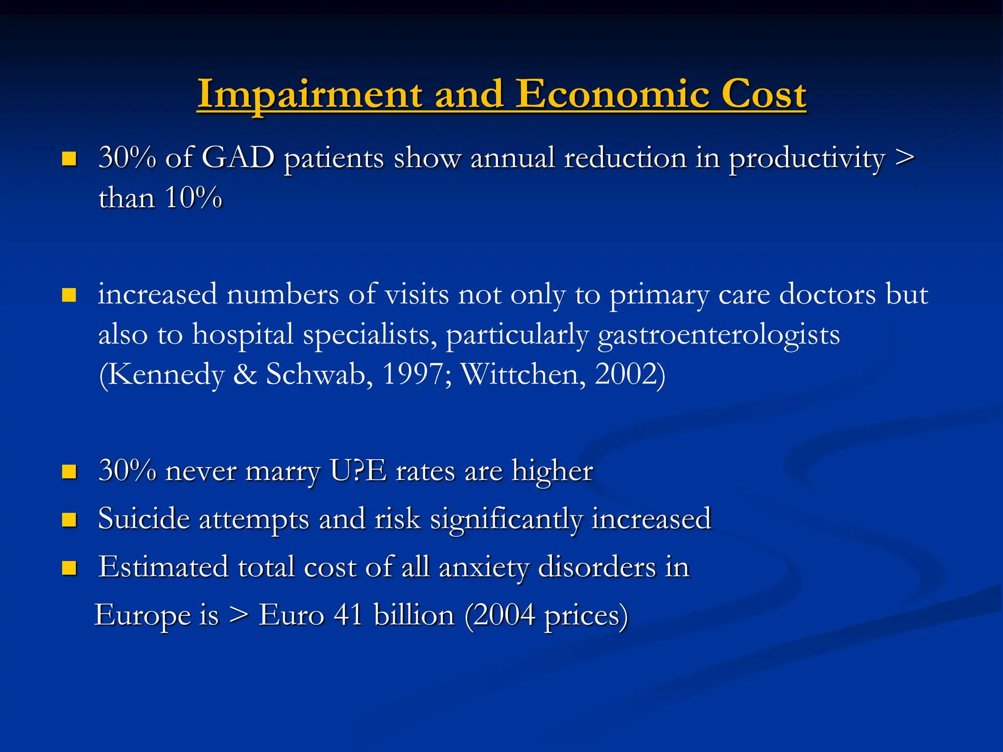GAD model of Cognitive behavioural Therapy. | PDF