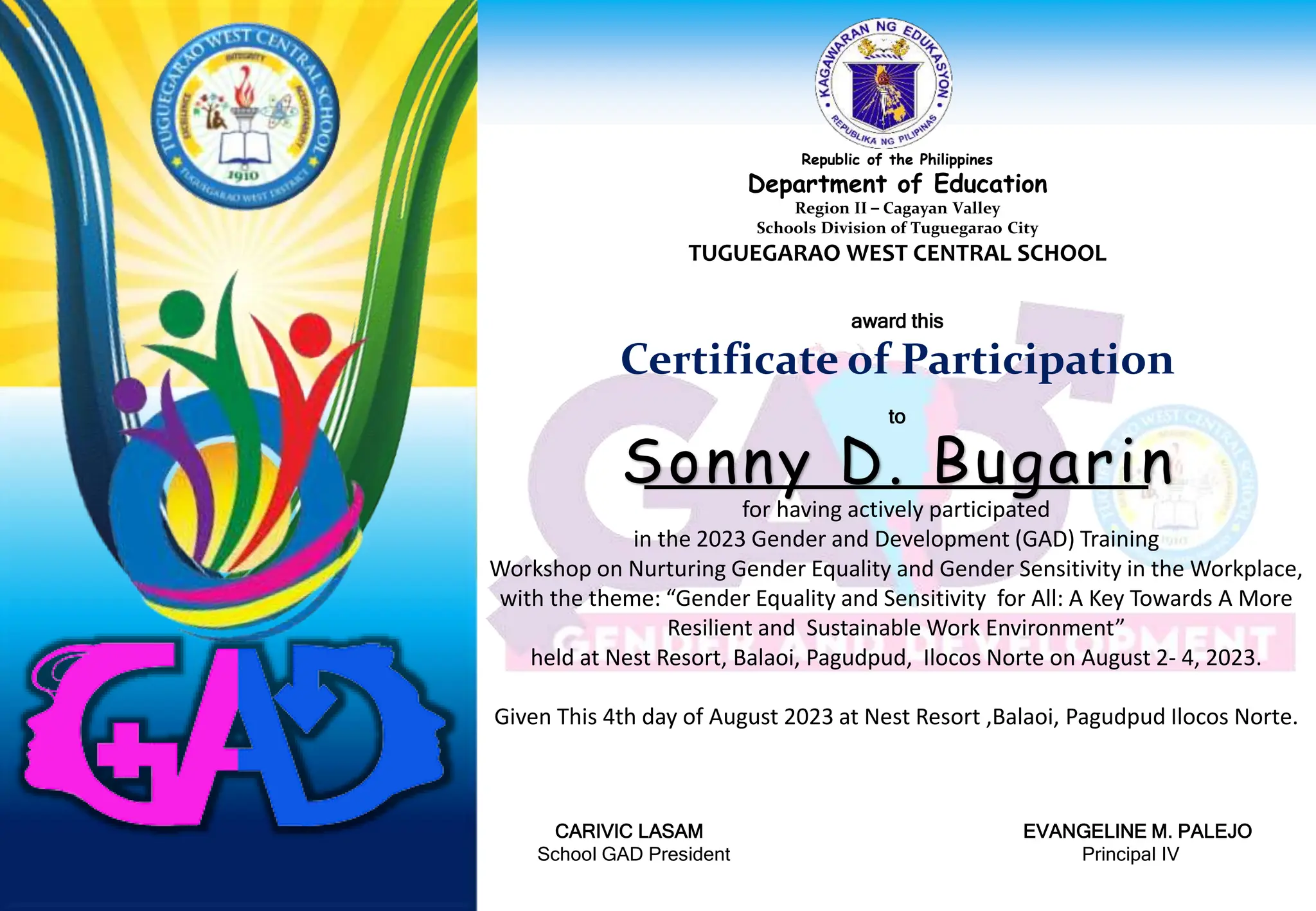 gender and development seminar workshop and training for teachers | PPTX