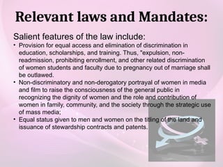 GAD Related Laws pptx for powerpoint ppt | PPTX