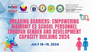 GENDER AND DEVELOPMENT TRAINING 2024.pptx