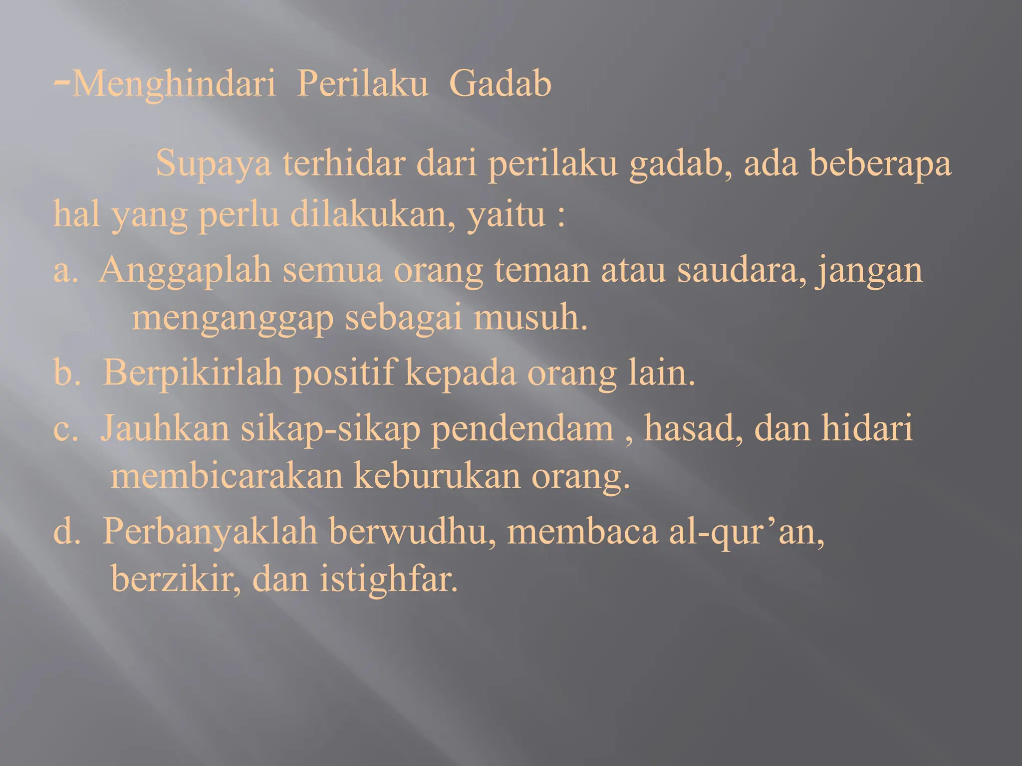 GADAB dalam kehidupan sehari hari agar dihindari | PPTX