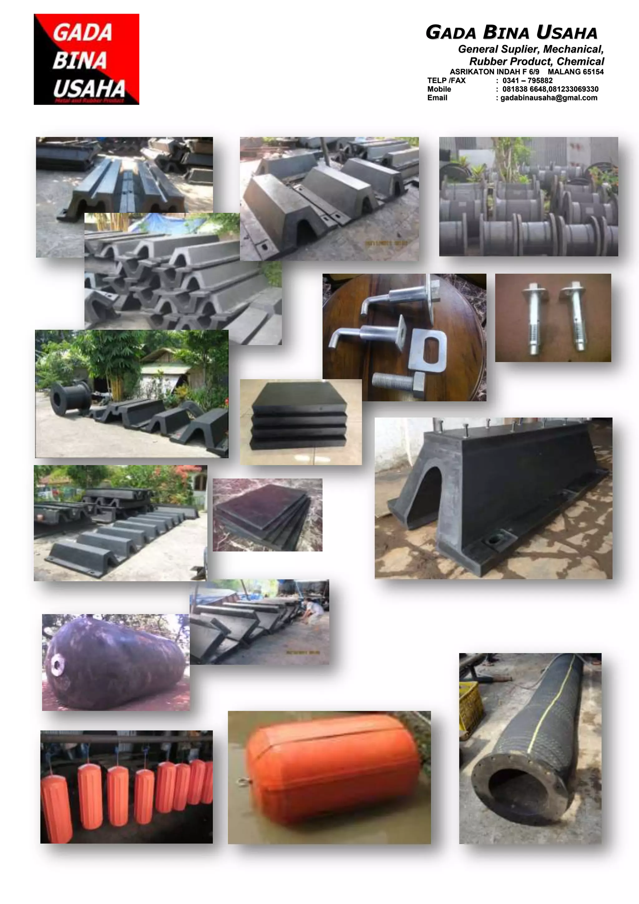 Brosur Rubber Fender Bollard | PDF