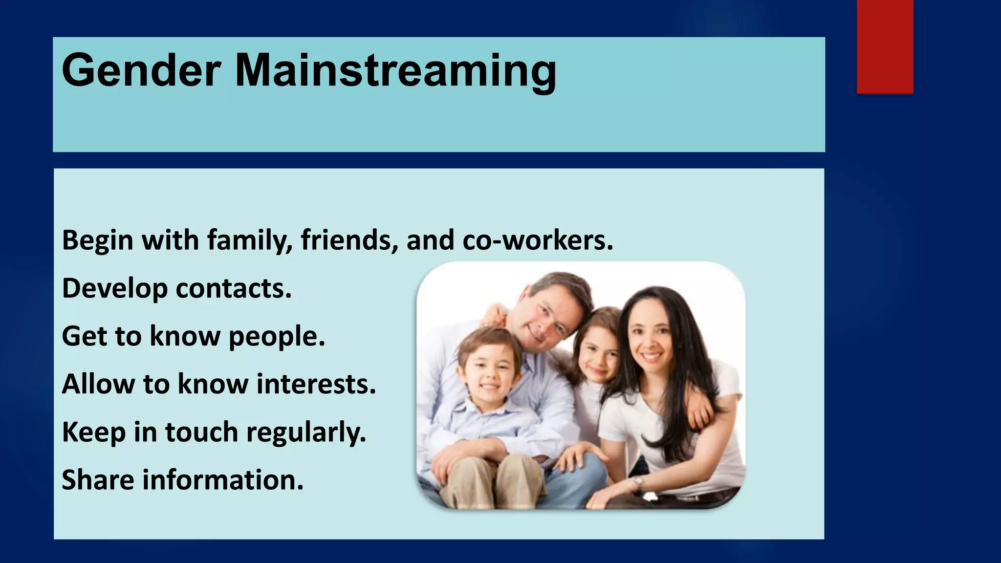 Gad acknowledeging gender mainstreaming | PPT
