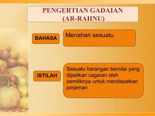 Gadaian dan syarikat | PPT