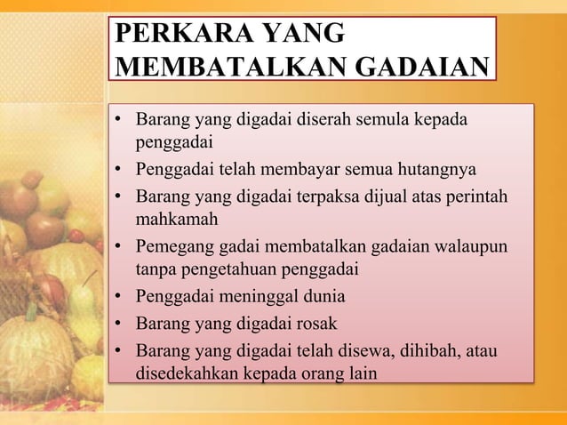 Gadaian dan syarikat | PPT