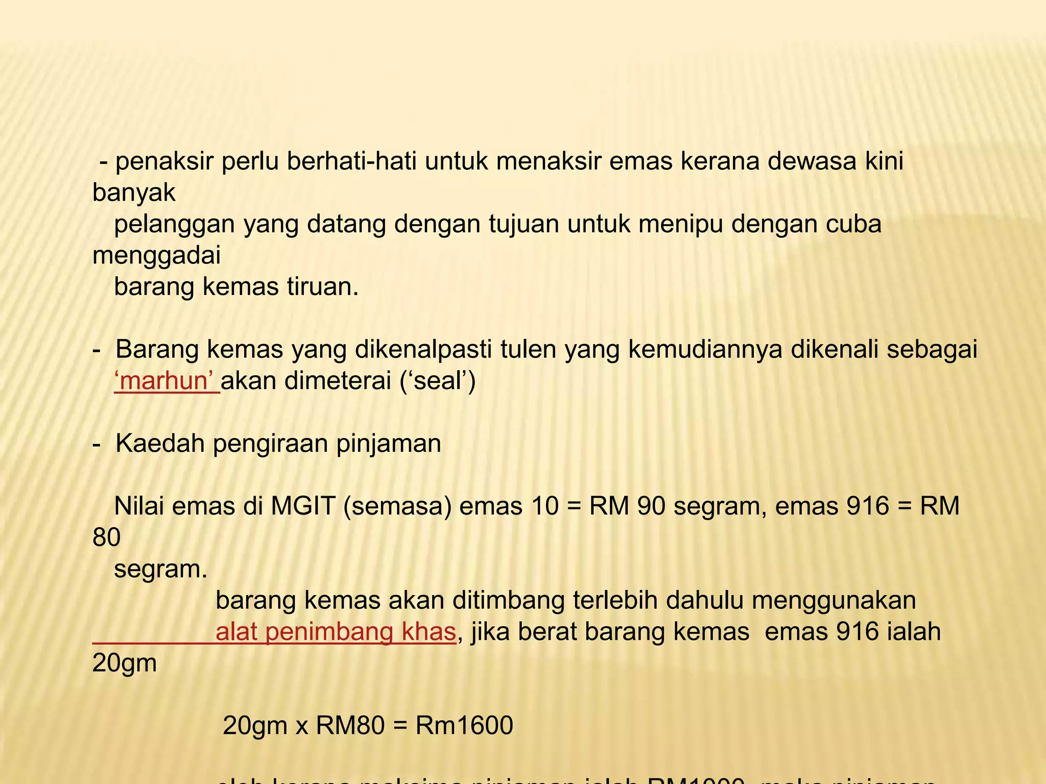 Gadaian Islam (Ar Rahn) | PPTX