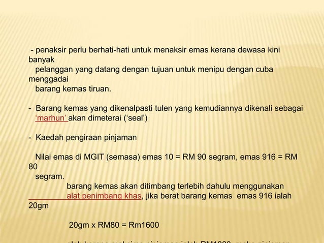 Gadaian Islam (Ar Rahn) | PPTX