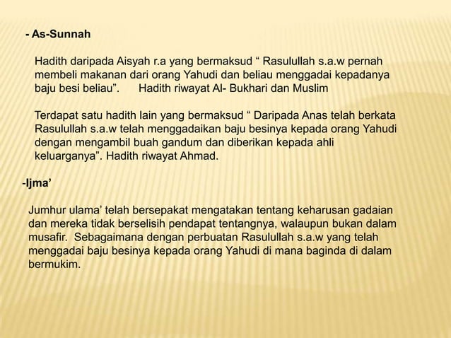 Gadaian Islam (Ar Rahn) | PPTX