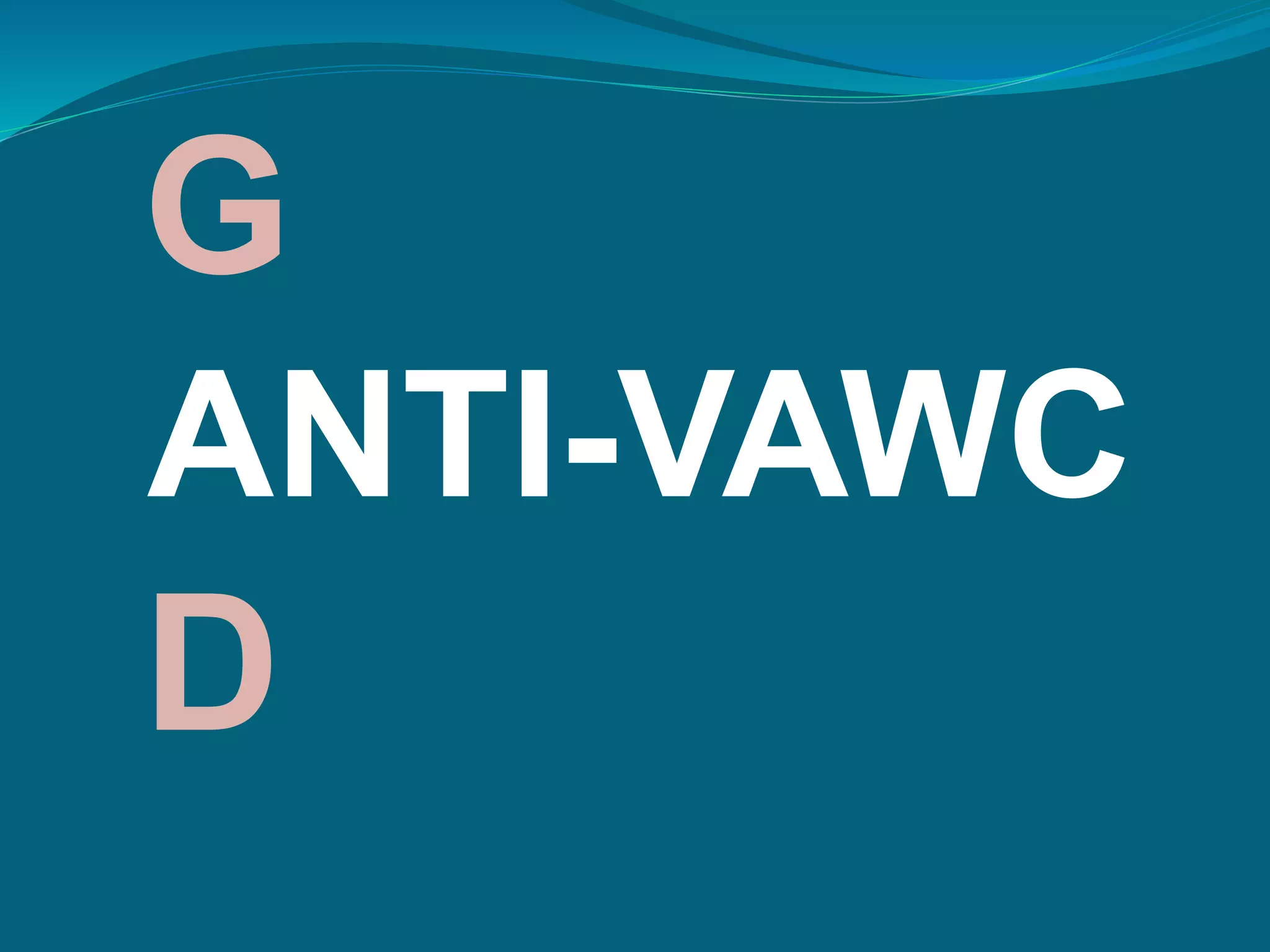 GAD Anti VAWC | PPTX