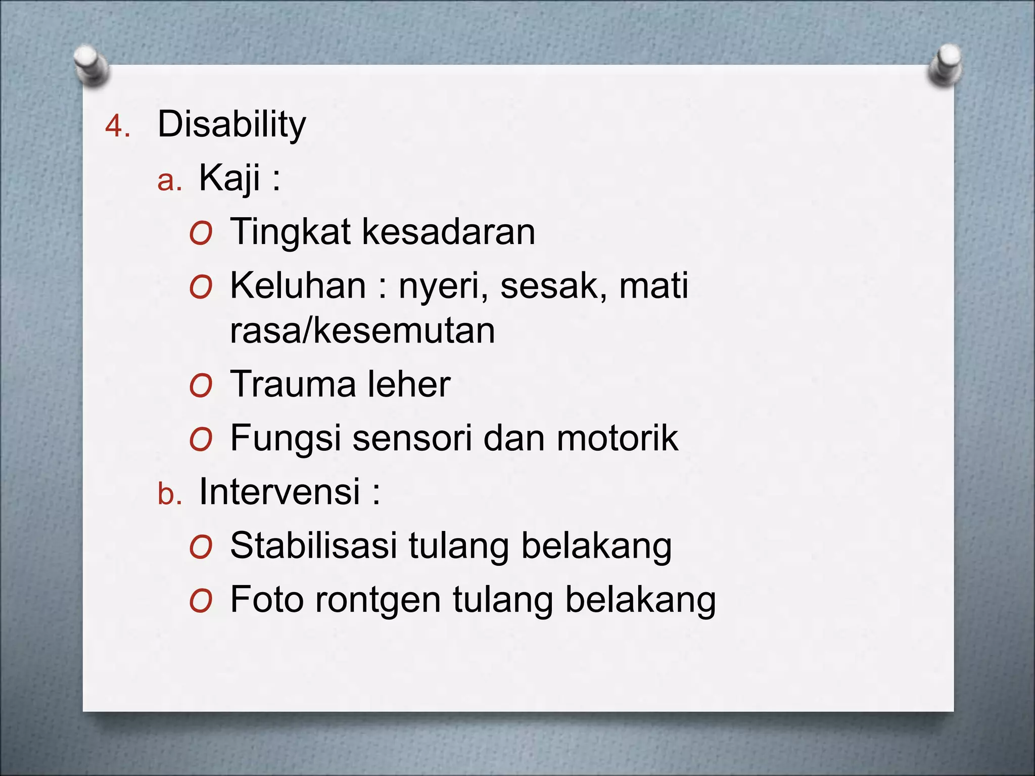 Gadar askep trauma thorax | PPT