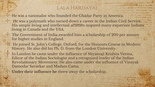 Ghadar Movement in India | PPT