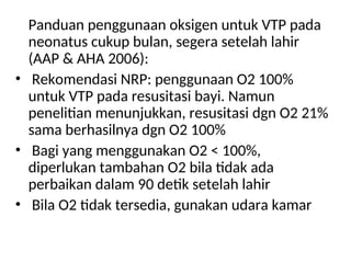 GADAR NEONATAL PERSIAPAN RESUSITASI bbl.ppt