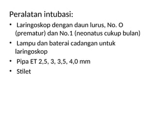 GADAR NEONATAL PERSIAPAN RESUSITASI bbl.ppt