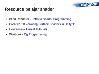 Intro to Shader | PPT