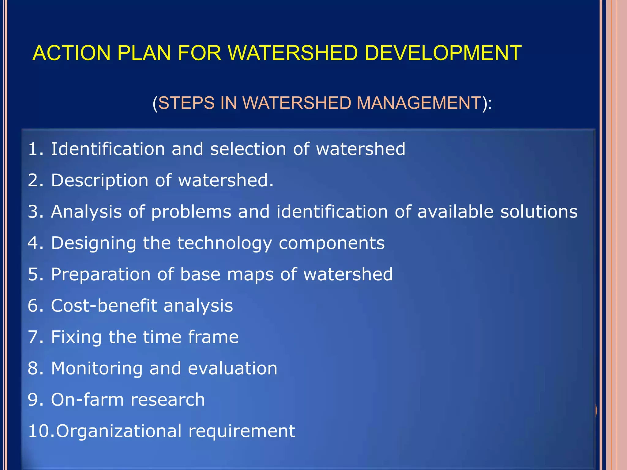 watershed management-Dr.G.GADDEYYA | PPTX