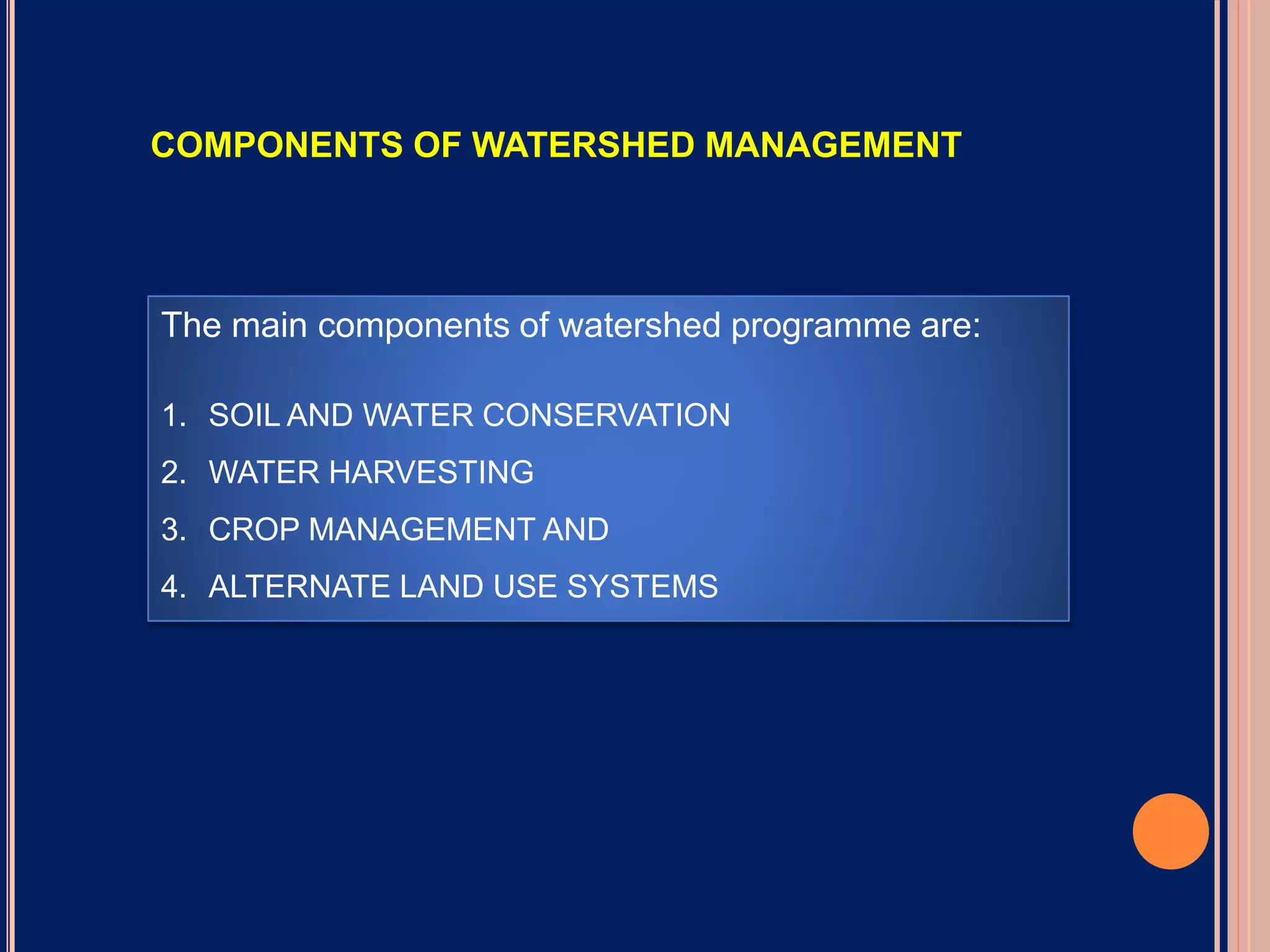 watershed management-Dr.G.GADDEYYA | PPTX