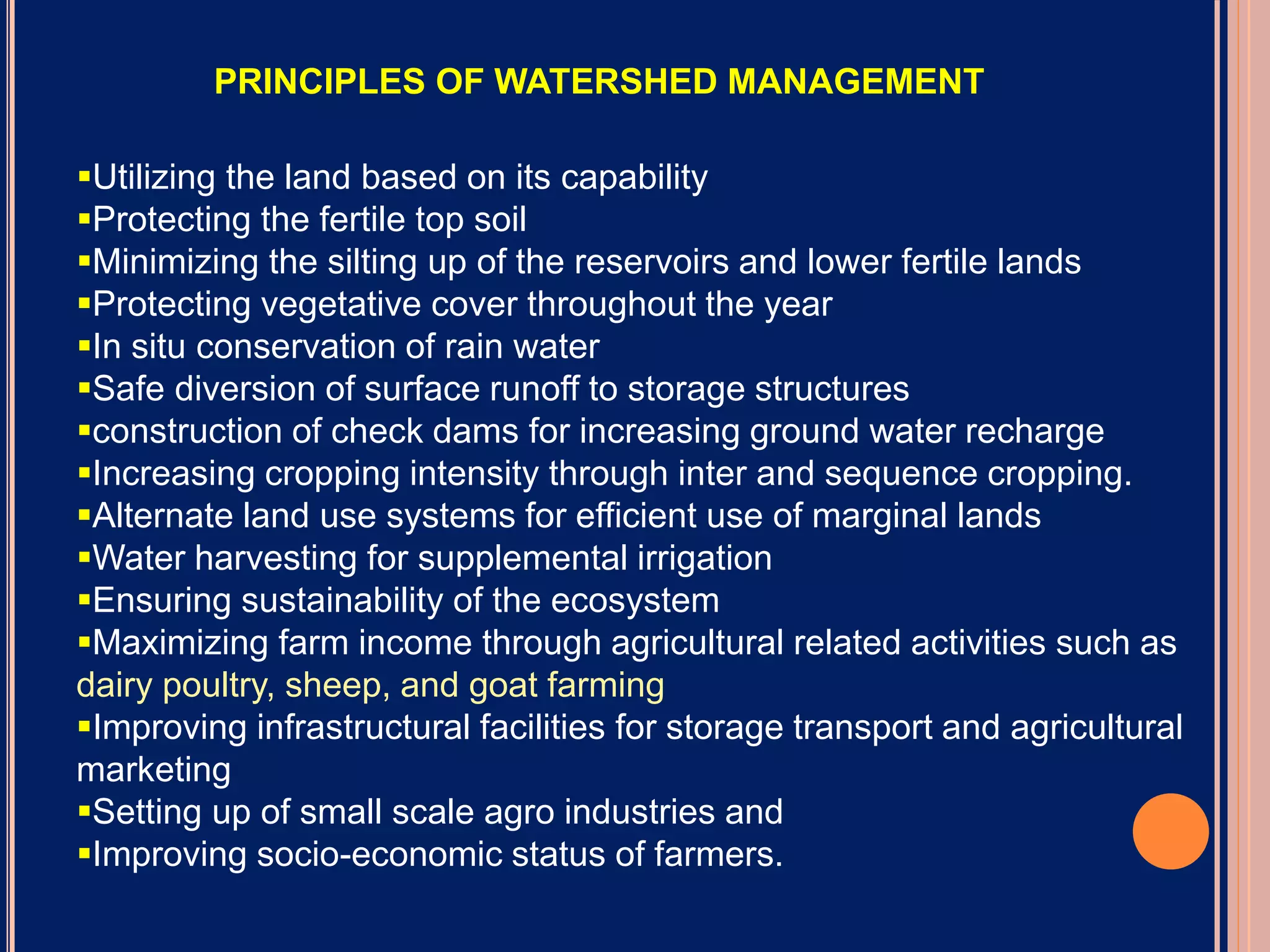 watershed management-Dr.G.GADDEYYA | PPTX