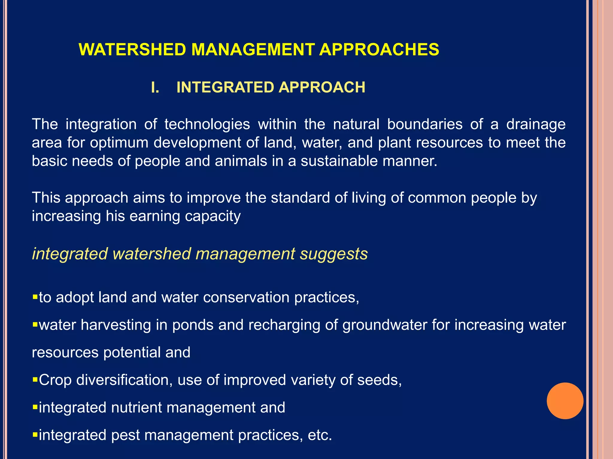 watershed management-Dr.G.GADDEYYA | PPTX