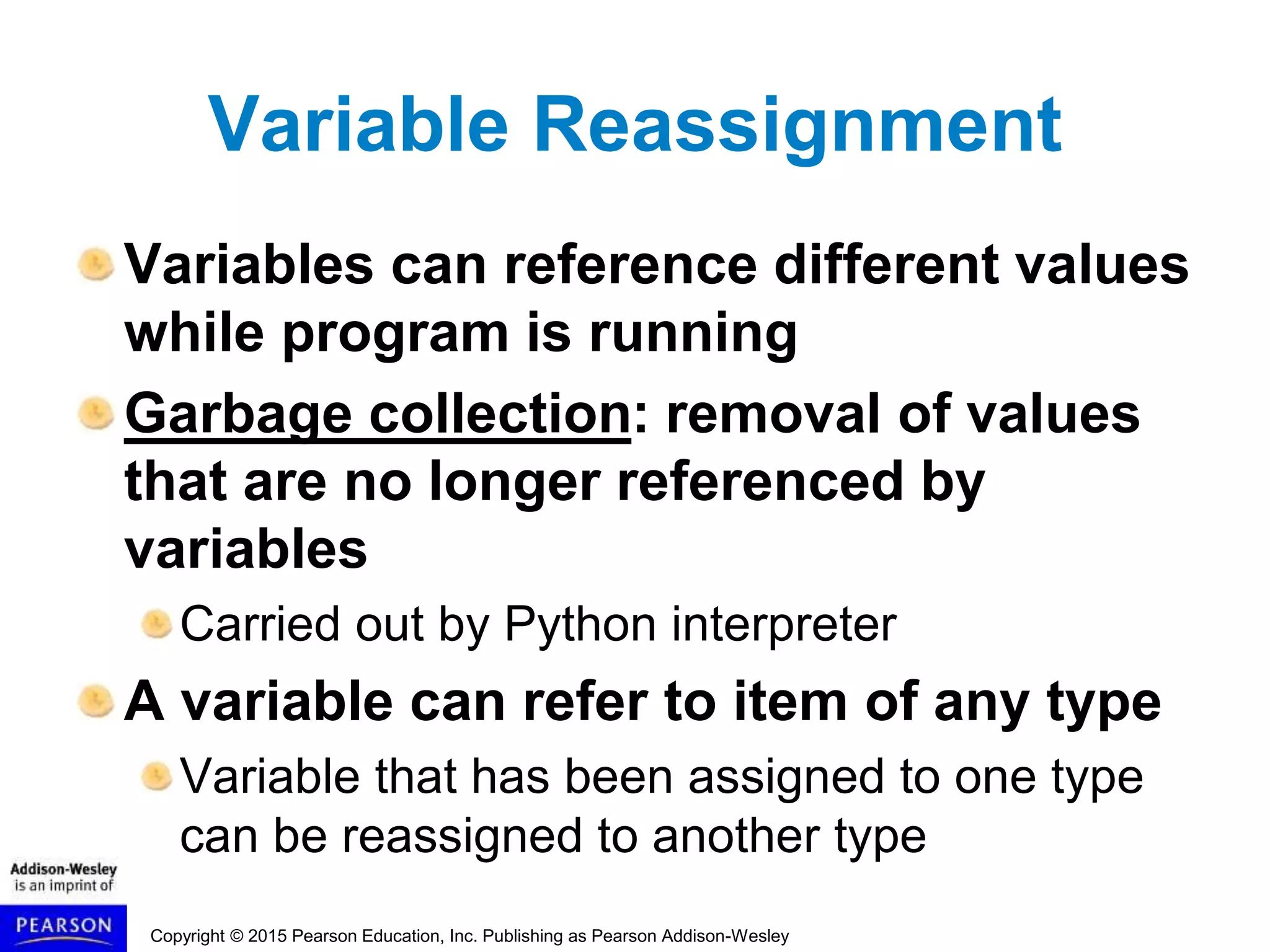 Gaddis Python 3e Chapter 02 Ppt 1ppt 