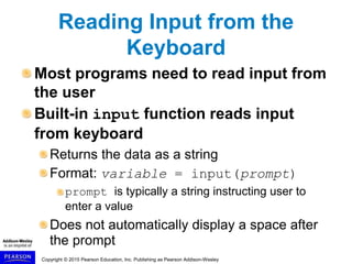 Gaddis Python 3e Chapter 02 PPT (1).ppt