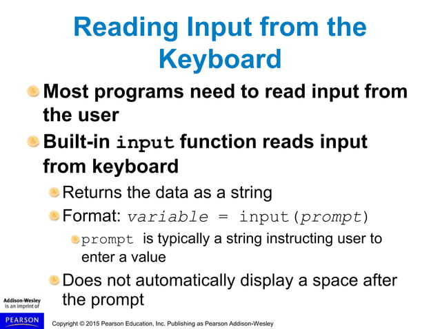 Gaddis Python 3e Chapter 02 PPT (1).ppt