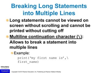 Gaddis Python 3e Chapter 02 PPT (1).ppt