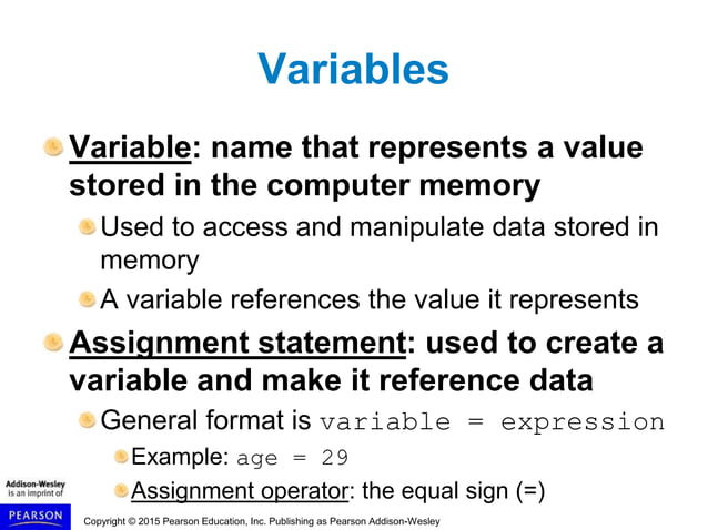Gaddis Python 3e Chapter 02 Ppt 1ppt 