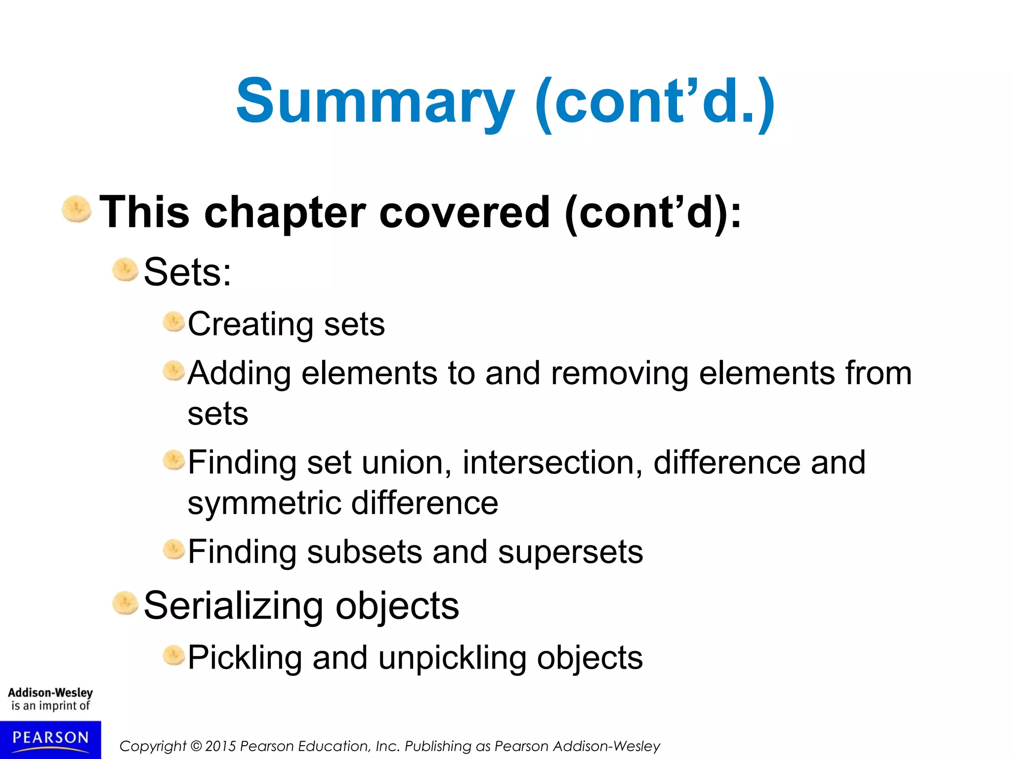 Python Dictionaries And Sets Ppt Programming Languages Computing