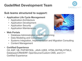 GadellNet Company Overview | PPT