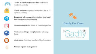 Ellicium's Gadfly - Next Generation Big Data Text Analytics Platform | PPT