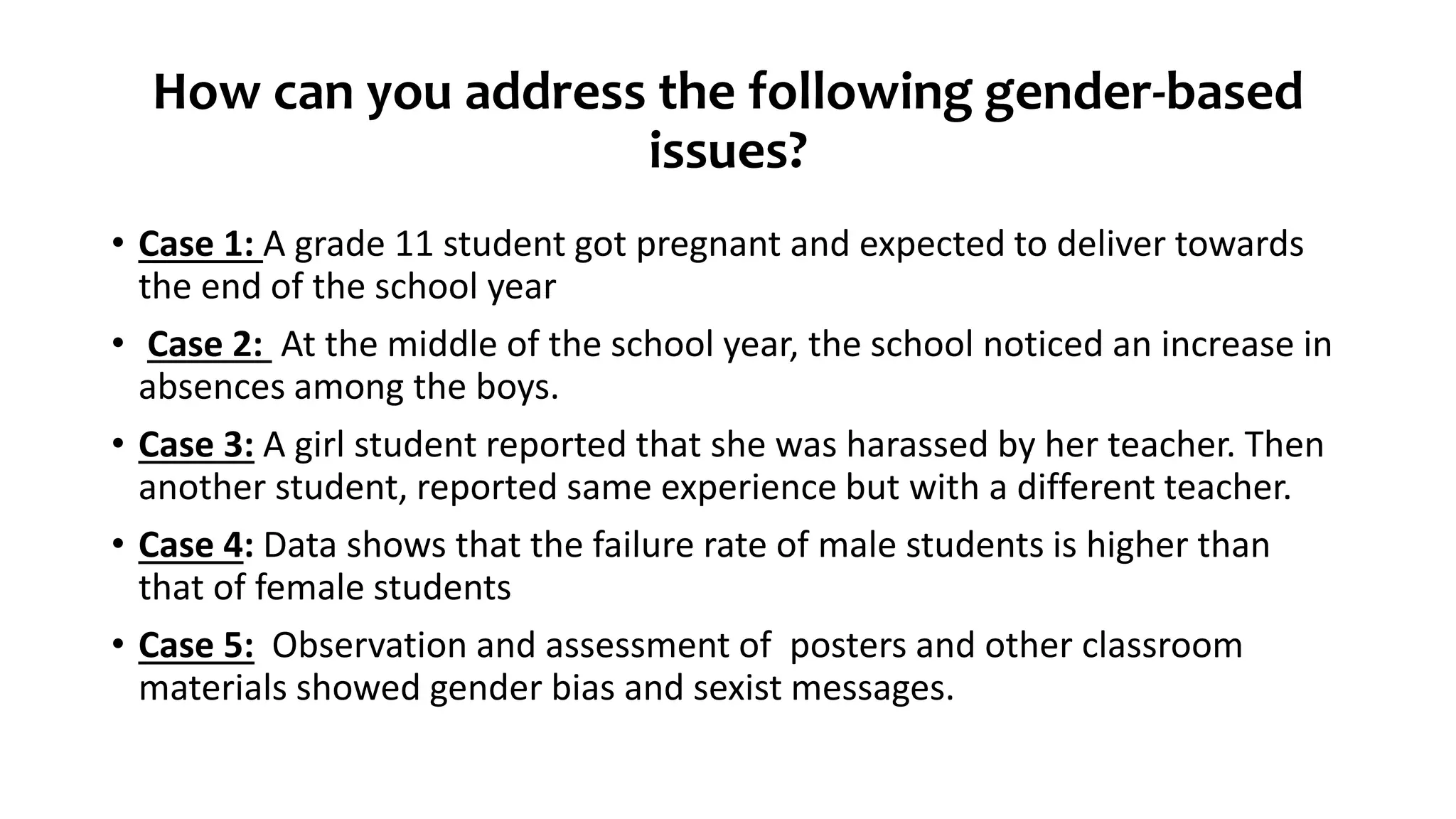 GAD Orientation for Gender Responsive Schools | PPSX