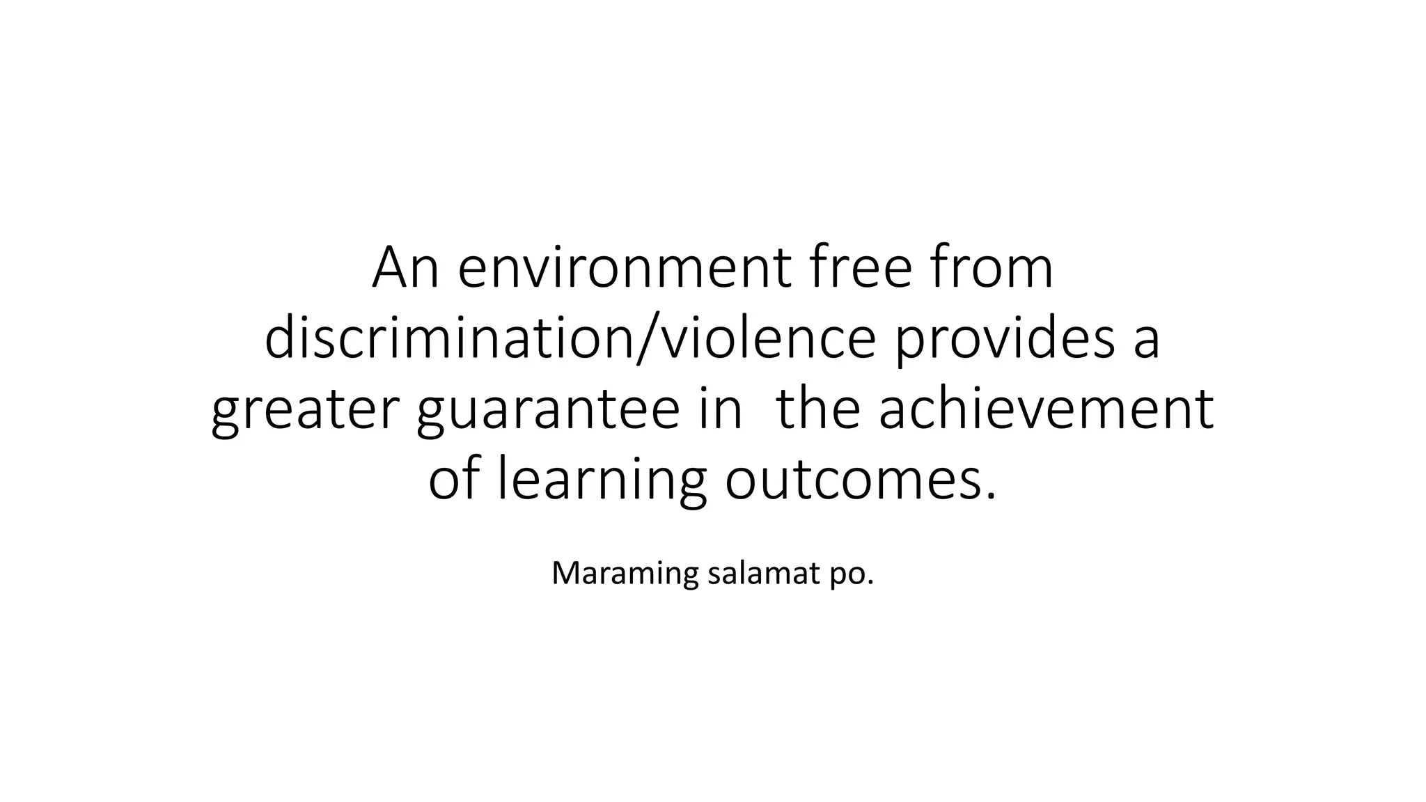 GAD Orientation for Gender Responsive Schools | PPSX