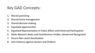 GAD Orientation for Gender Responsive Schools | PPSX