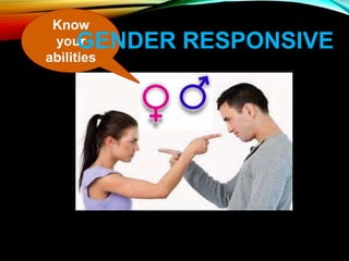 Gad gender equality and responsive society | PPTX
