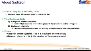 Gadgeon profile | PPT