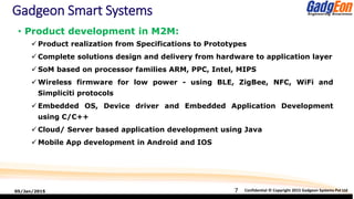 Gadgeon profile | PPT