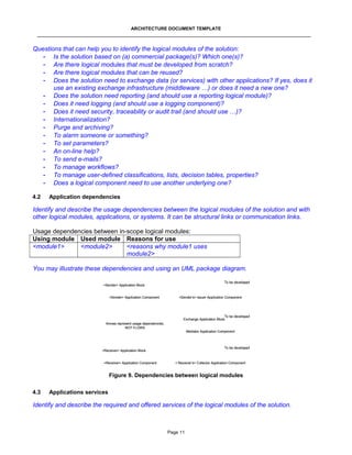 Architecture Document Template | DOC