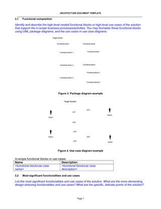 Architecture Document Template | DOC