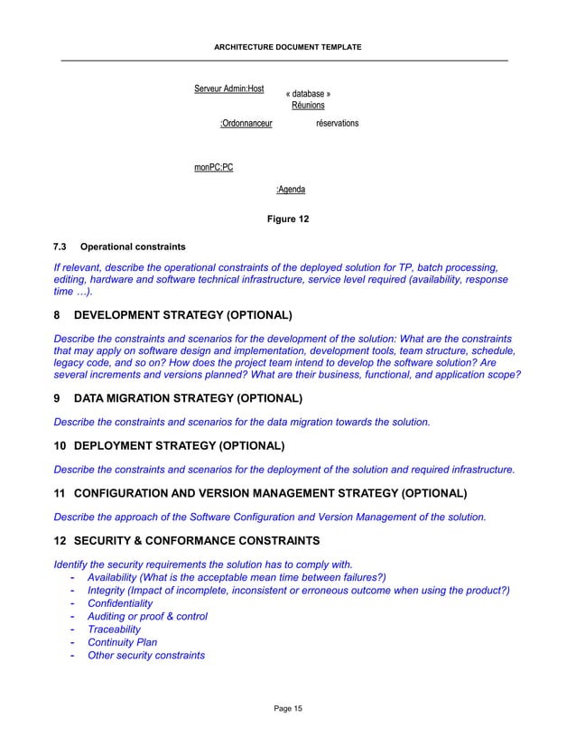 Architecture Document Template | PDF