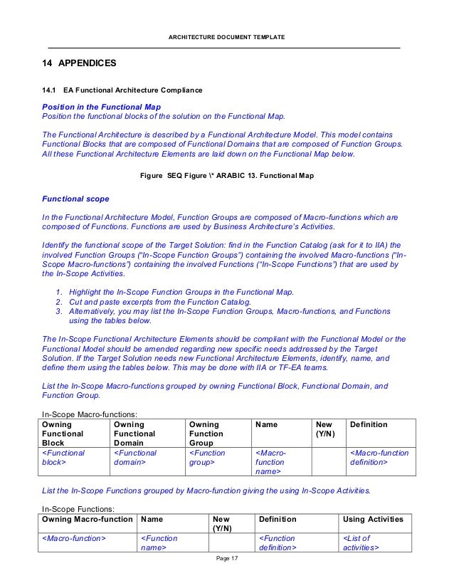 Architecture Document Template