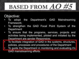 Pantawid GAD-GRS Process Flow FO2 | PPT