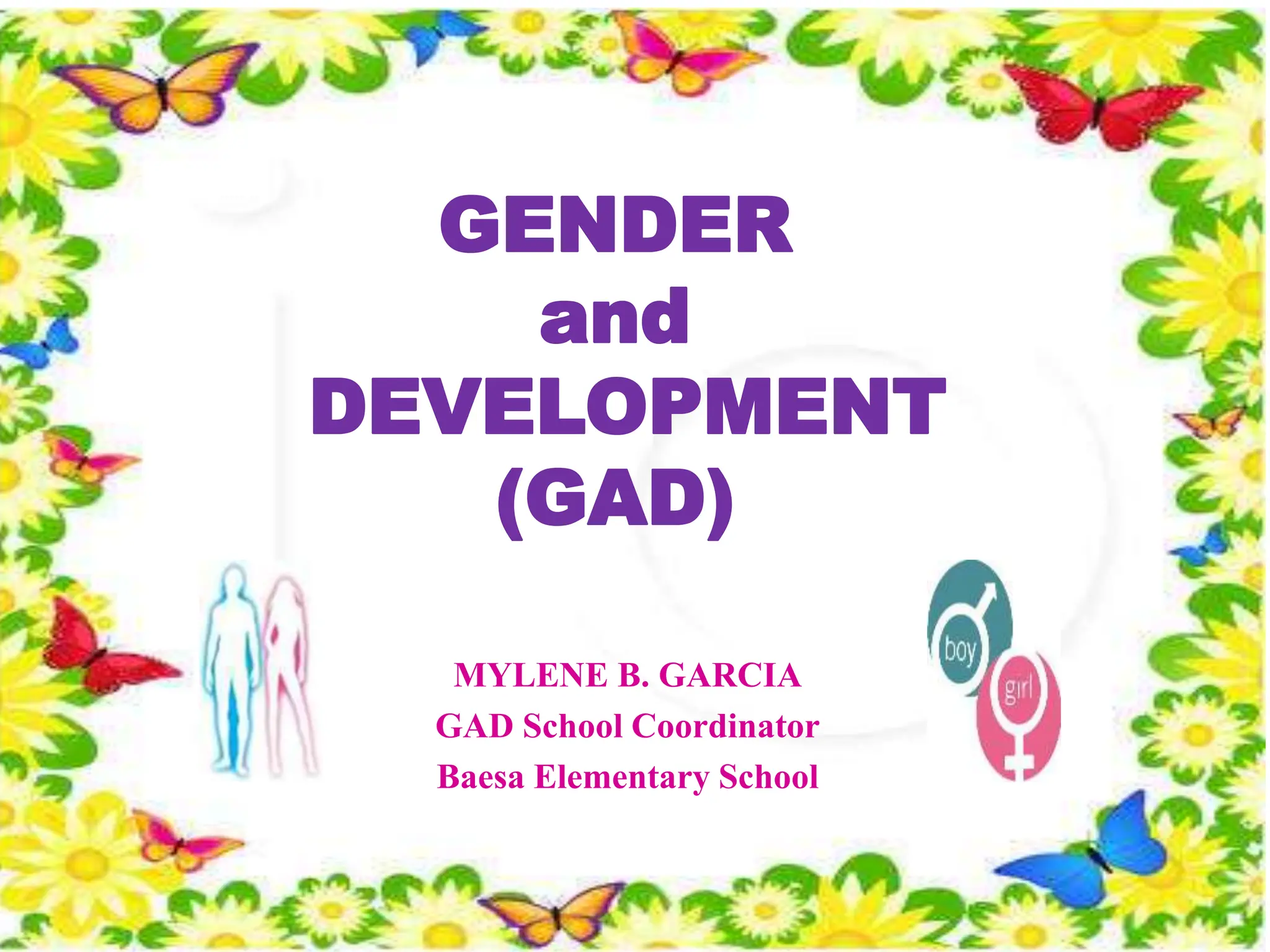 gender and development power point pres. | PPTX