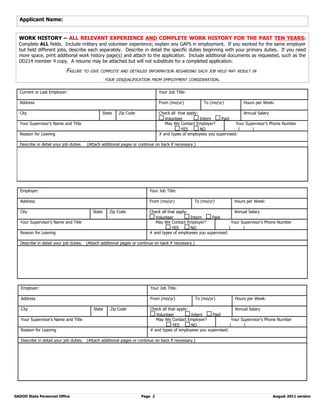 THE STATE PERSONNEL OFFICE ANNOUNCES THE FOLLOWING AVAILABLE VACANT ...