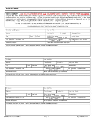 STATE VACANCY ANNOUNCEMENT - Housekeeping Supervisor, Marietta, GA | PDF