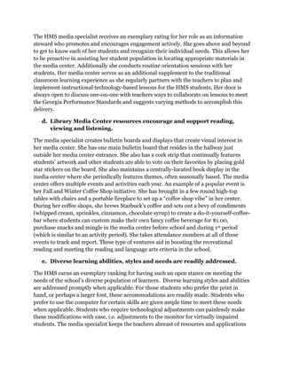 Ga doe media center standards 2010 hms | DOCX