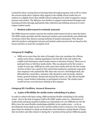 Ga doe media center standards 2010 hms | DOCX