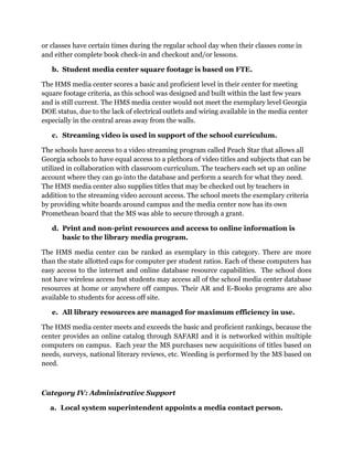 Ga doe media center standards 2010 hms | DOCX